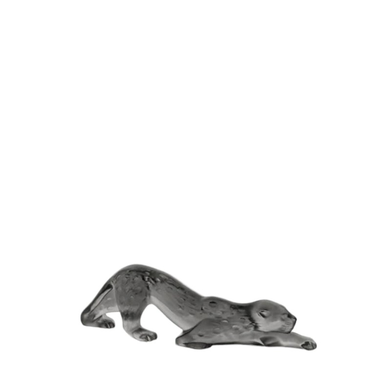 Lalique Zeila Panther Small Sculpture, Grey | 10491800 | Borsheims