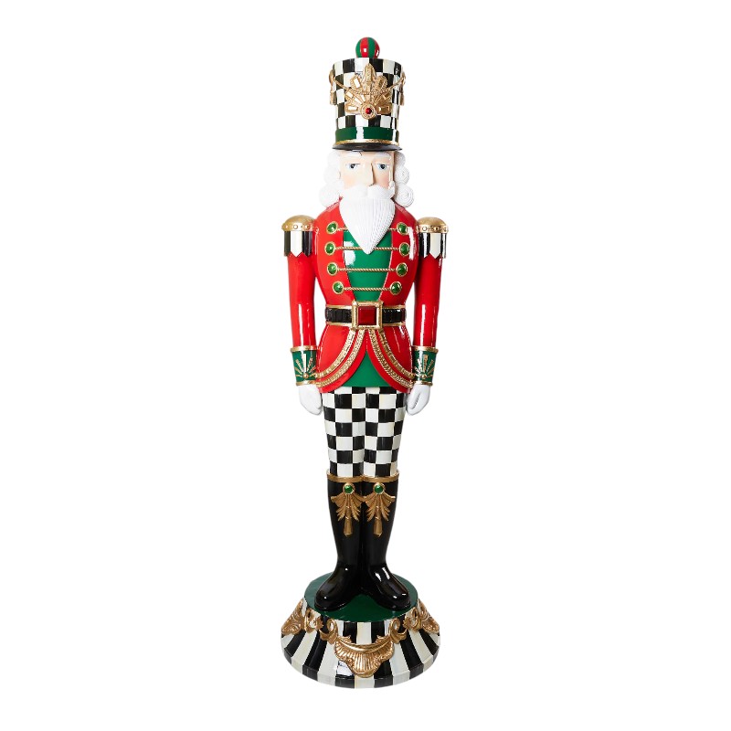 MacKenzie-Childs Classic Courtly Trophy Nutcracker | 35509-1084 | Borsheims