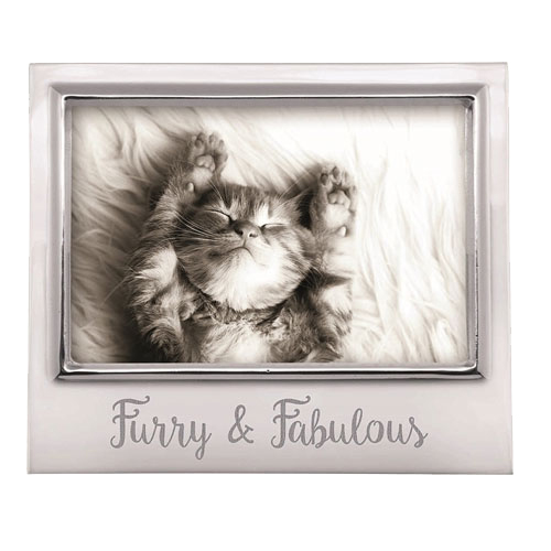 Mariposa Furry & Fabulous Signature Frame. 4x6 | 4300FF | Borsheims