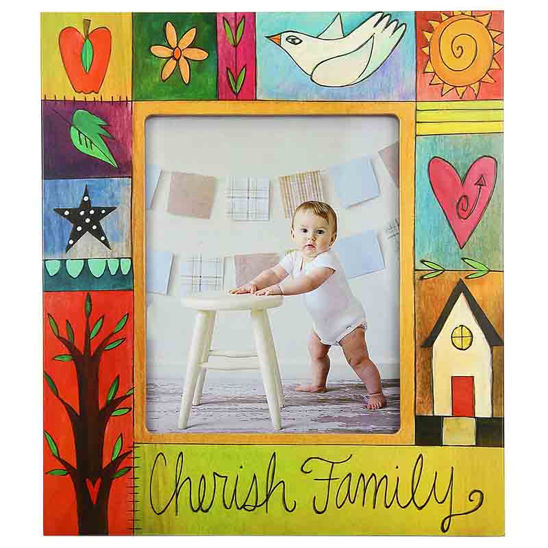 Sticks Polka Dots and Happy Thoughts Frame, 8"x10" | FRM032S-6 | Borsheims