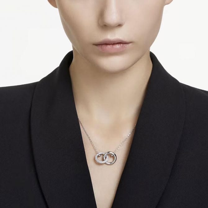 Swarovski spirit pendant white rhodium plated store