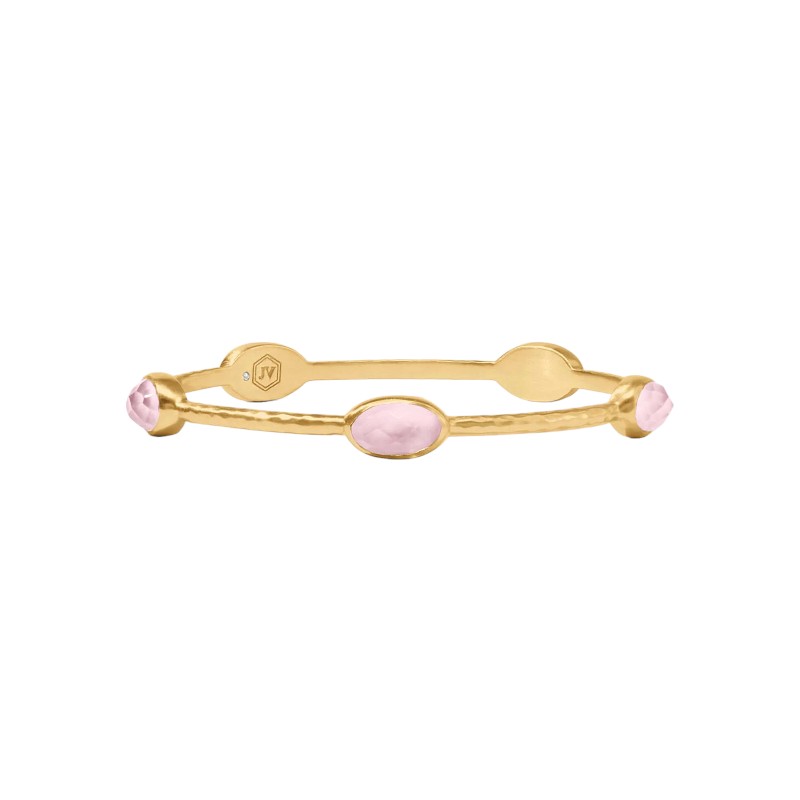 Julie Vos Medium Ivy Stone Bangle, Iridescent Rose | BG298GIPK-M ...