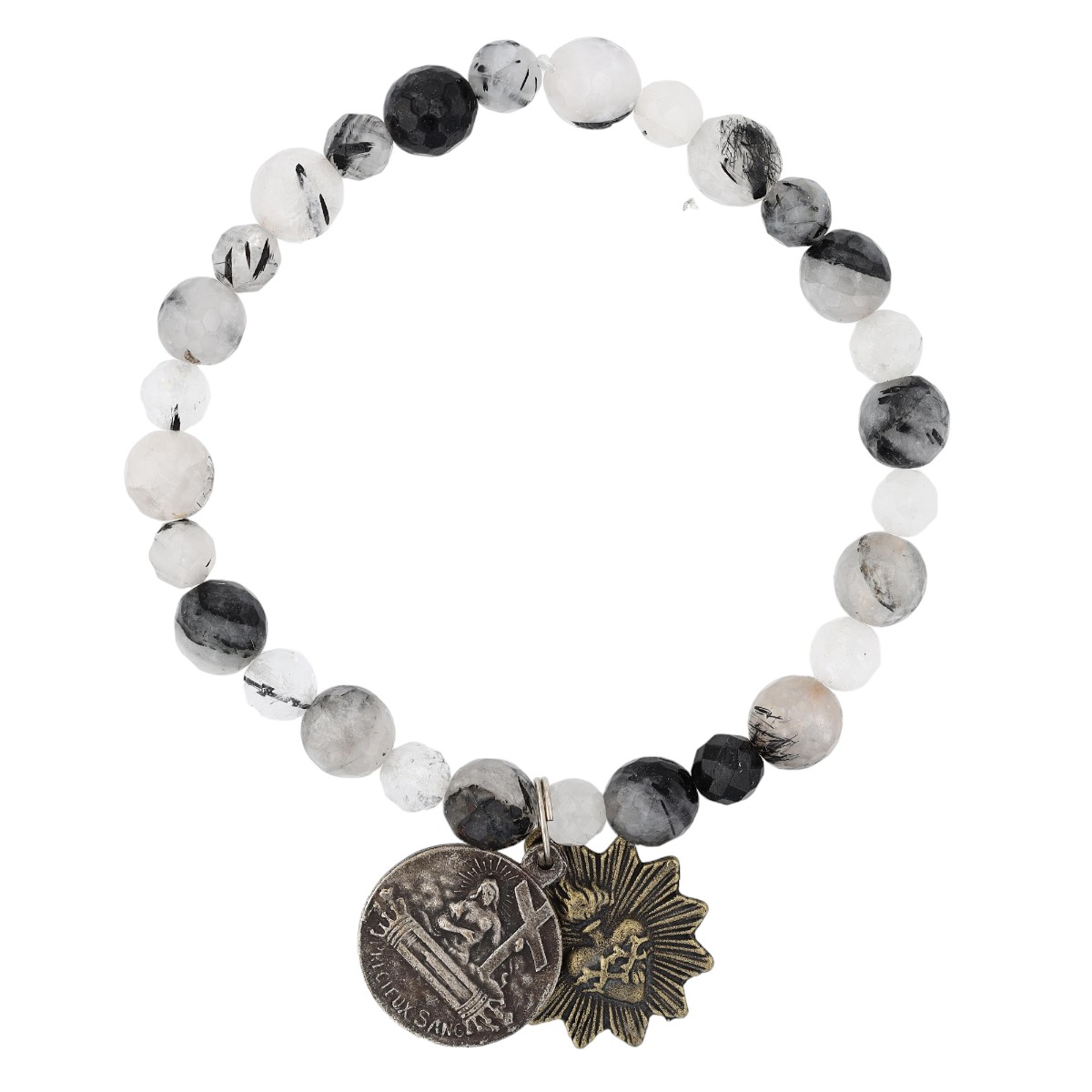 Mixed Tourmualted Quartz Bracelet | B-MIX TOURM QUARTZ | Borsheims