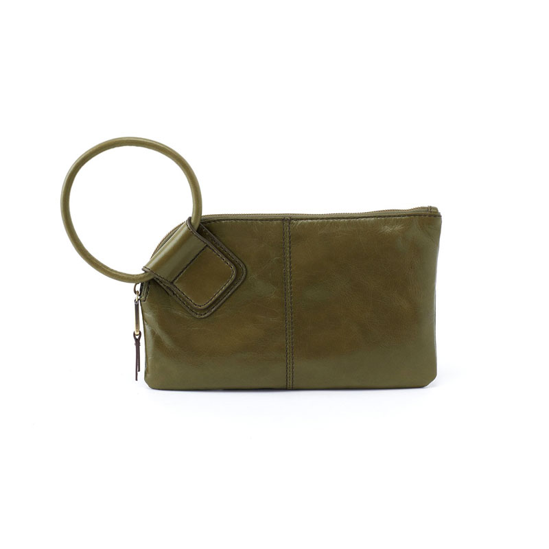 Hobo Sable Wristlet, Vintage Moss | VI-35036MOSS | Borsheims