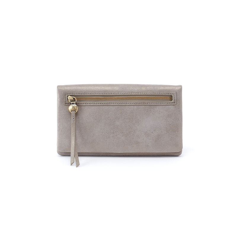 Hobo Lumen Continental Wallet, Metallic Granite Gold | VI-32402GRGLD ...