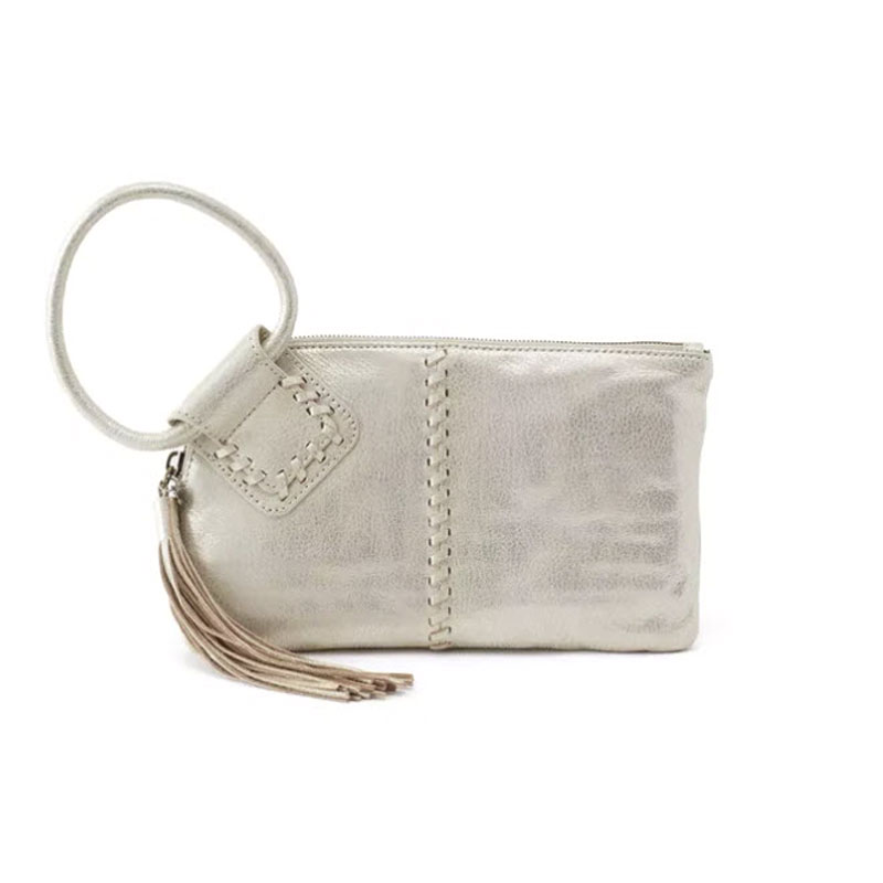 HOBO Sable Wristlet, Pearled Silver | SO-82243PRLSV | Borsheims