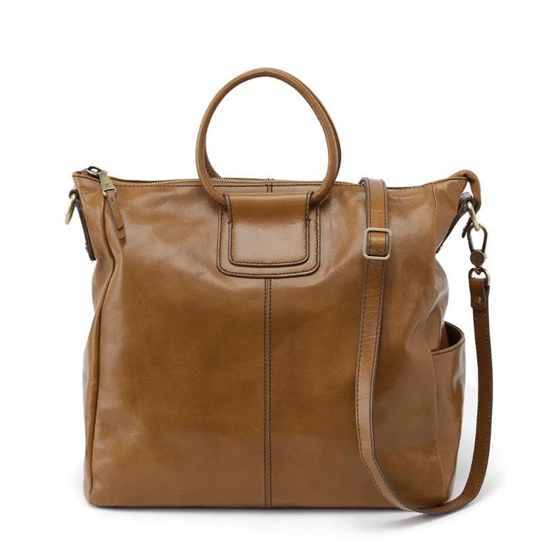 HOBO Sheila Large Satchel, Truffle Vintage Hide | VI-35019TRUF | Borsheims