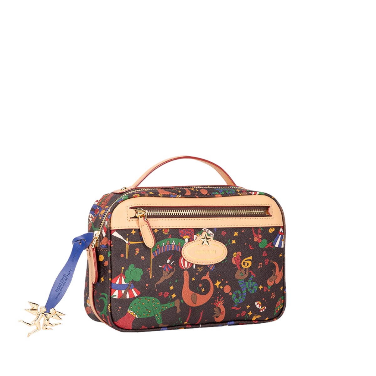 Piero Guidi Rossella Magic Circus Sling Bag, Brown | L10534038-95 ...