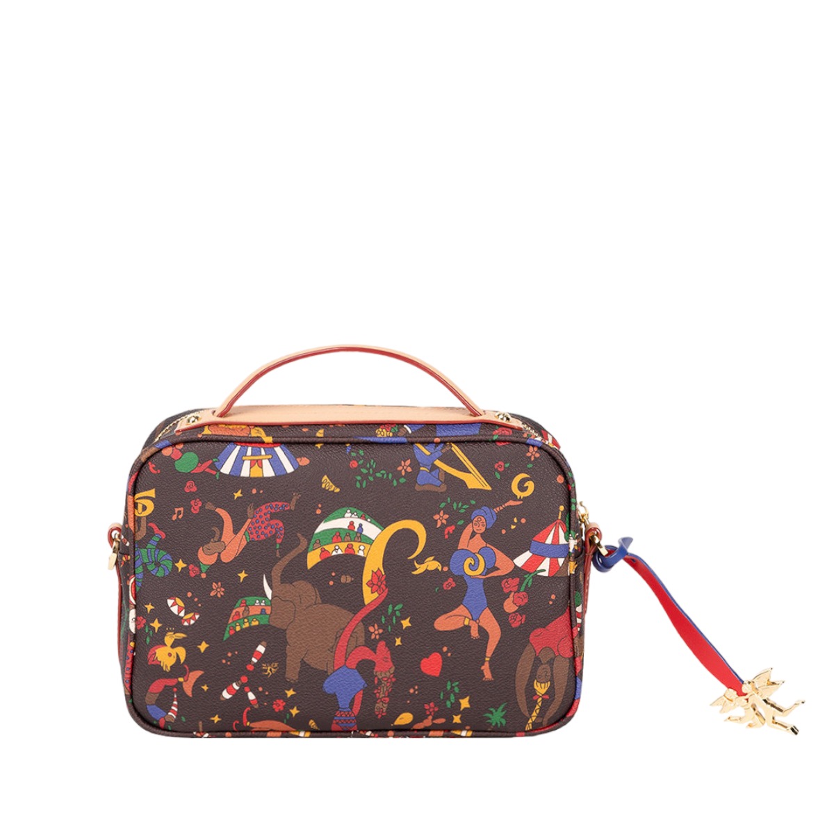Piero Guidi Rossella Magic Circus Sling Bag, Brown | L10534038-95 ...