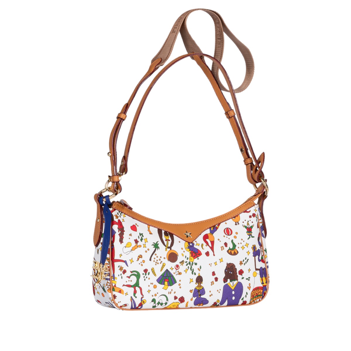 Piero Guidi Cecilia Magic Circus Sling Bag, White | 210511985-98 ...