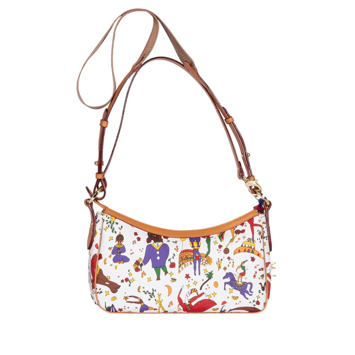 Piero Guidi Cecilia Magic Circus Sling Bag, White | 210511985-98 ...