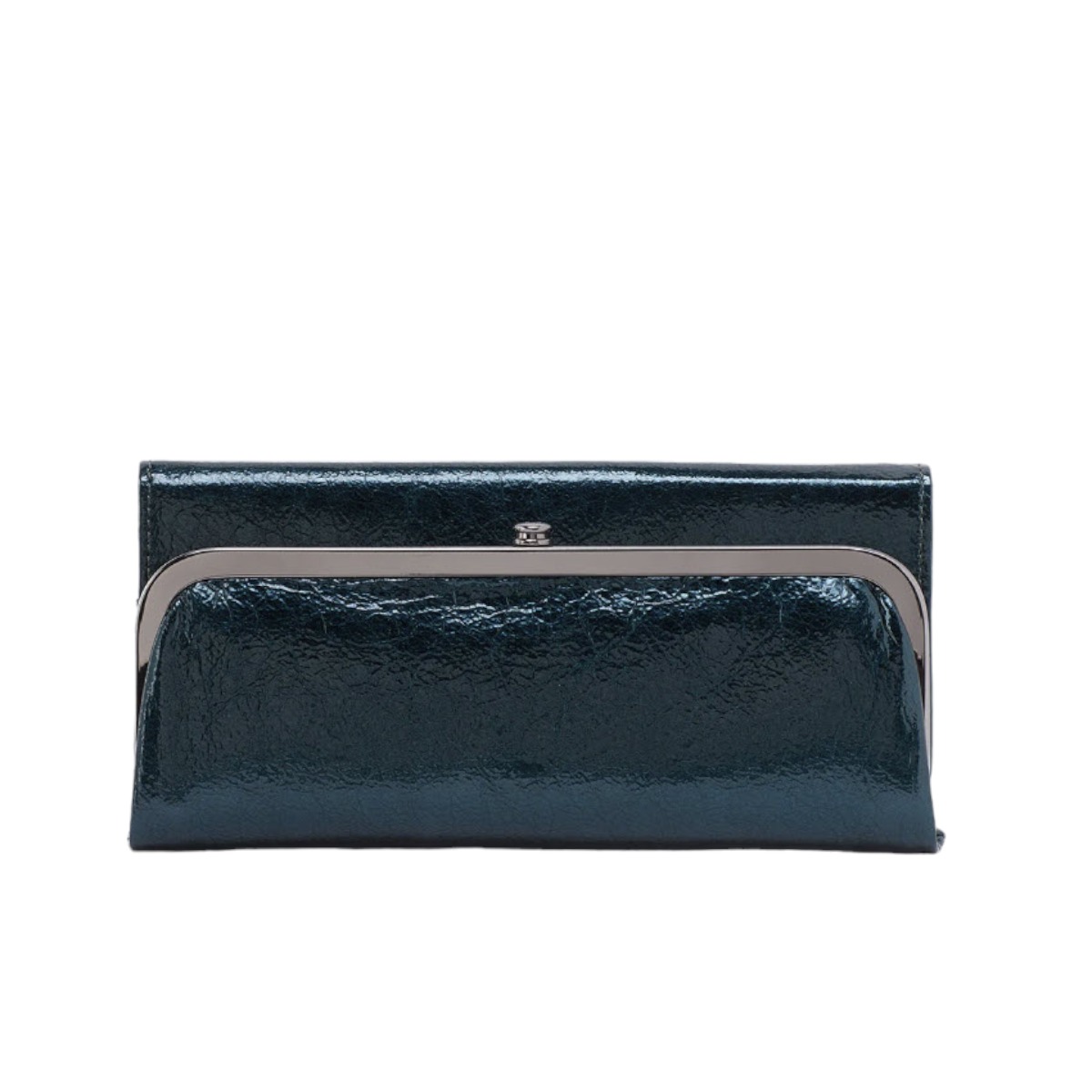 HOBO Rachel Continental Wallet, Spruce Patent in Patent Leather | PA ...