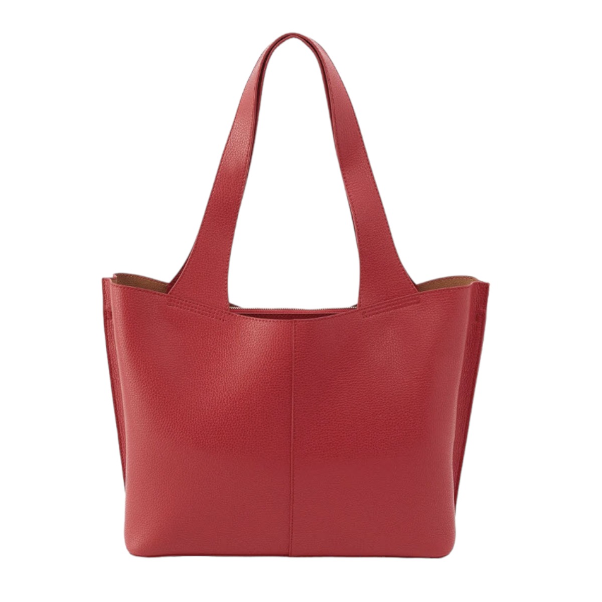 HOBO Vida Tote, Tango Red in Micro Pebbled Leather | MP-57525TRBS ...