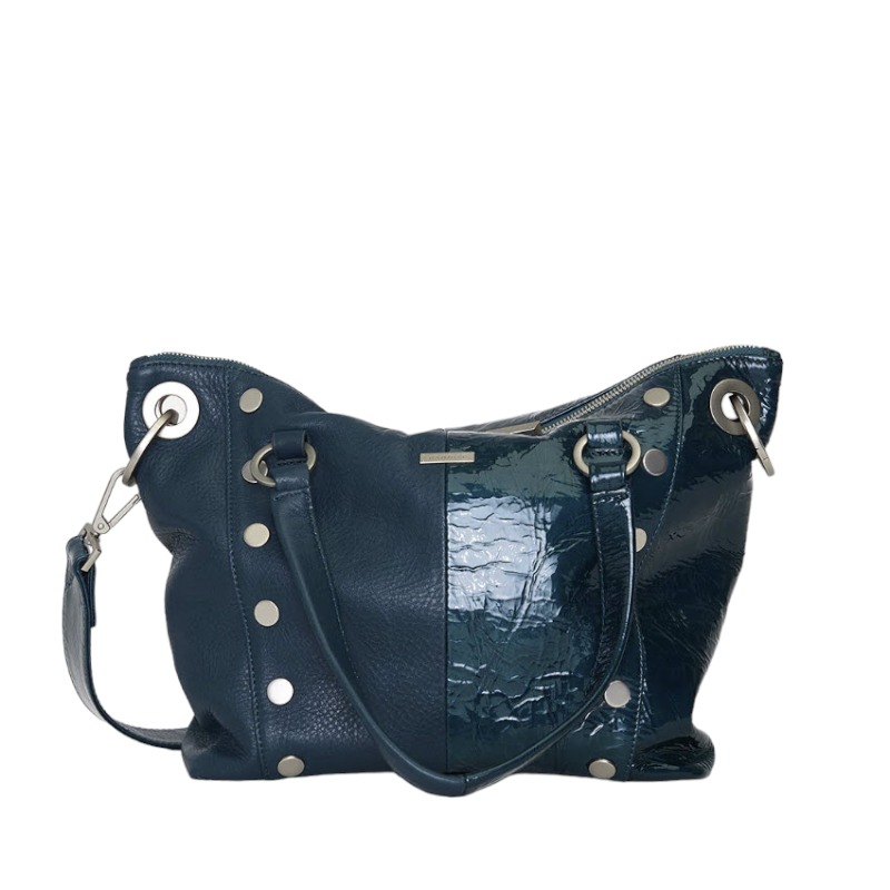 Hammitt Daniel Medium Top Handle Bag, Dipped Teal and Brushed Silver Hardware | 840220511340 ...