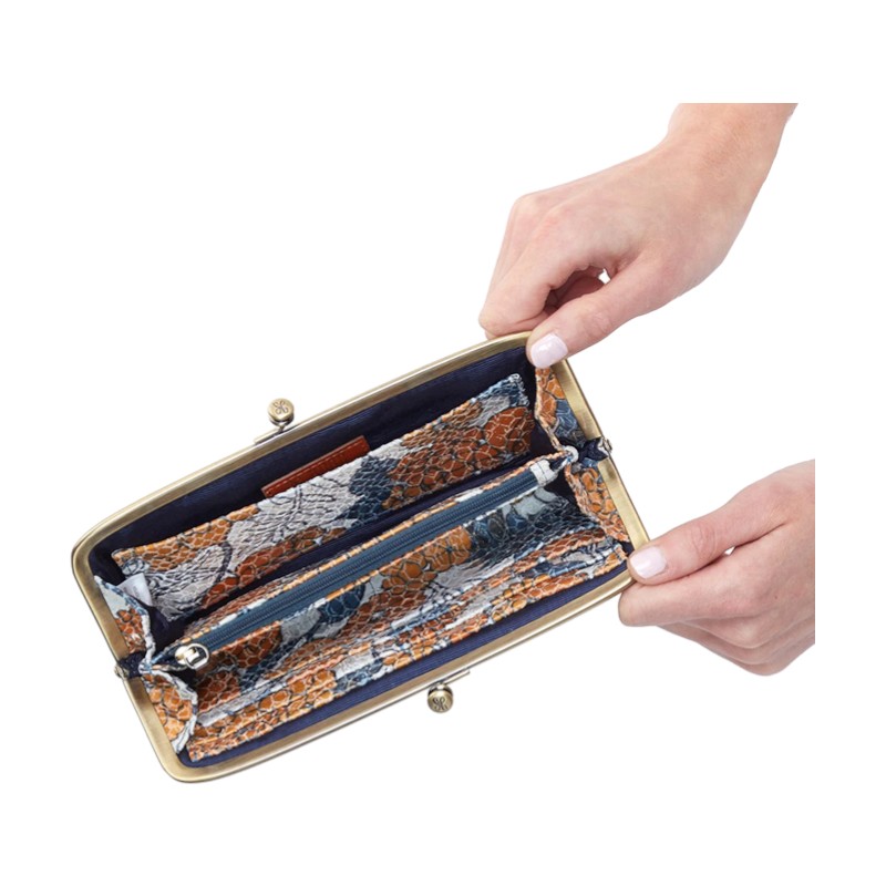 HOBO Cora Large Frame Wallet, Orange Blossom | SO-81111OBLM | Borsheims