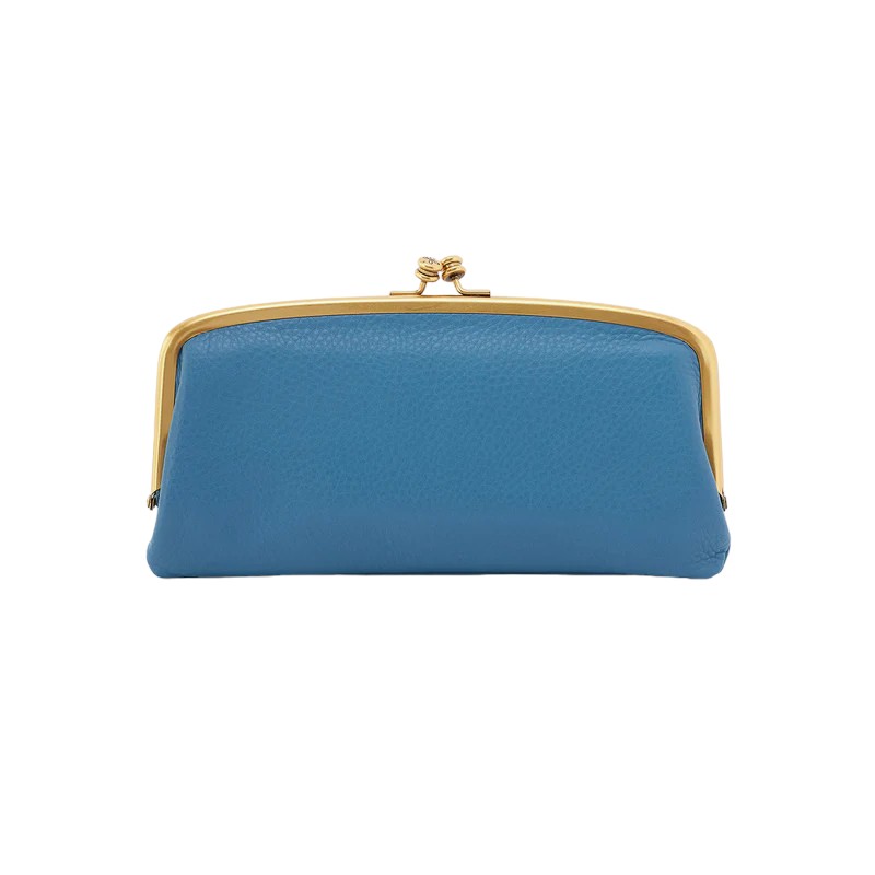 HOBO Cora Large Frame Wallet, Dusty Blue | SO-81111DBLU | Borsheims