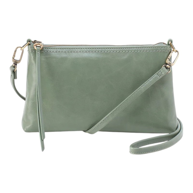 HOBO Darcy Crossbody, Jade Polished Leather | VI-35810JADE | Borsheims