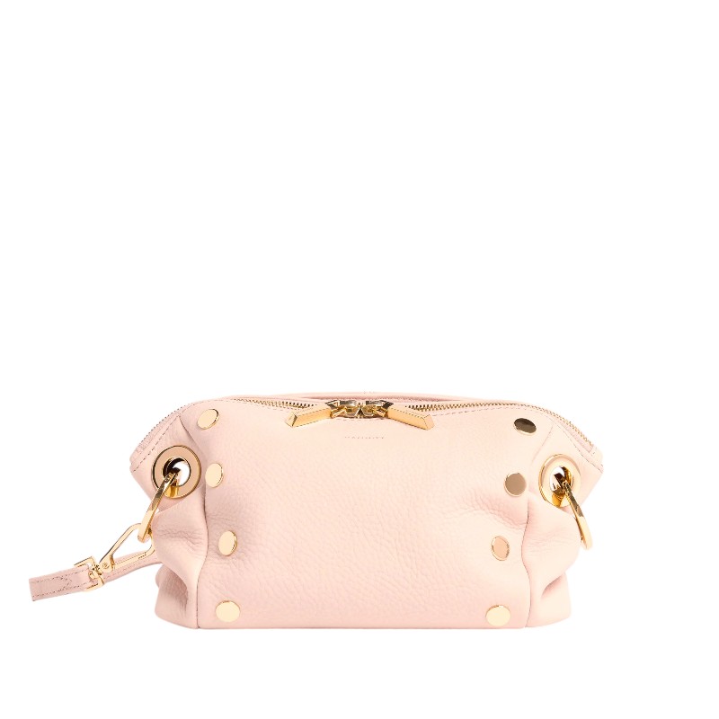 Hammitt Daniel Small Crossbody Clutch, Superbloom Pink and Gold ...