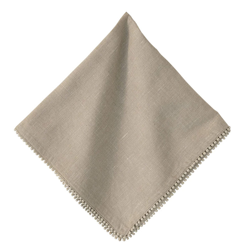 Juliska Berry Trim Napkin, Flax | LB92/66 | Borsheims
