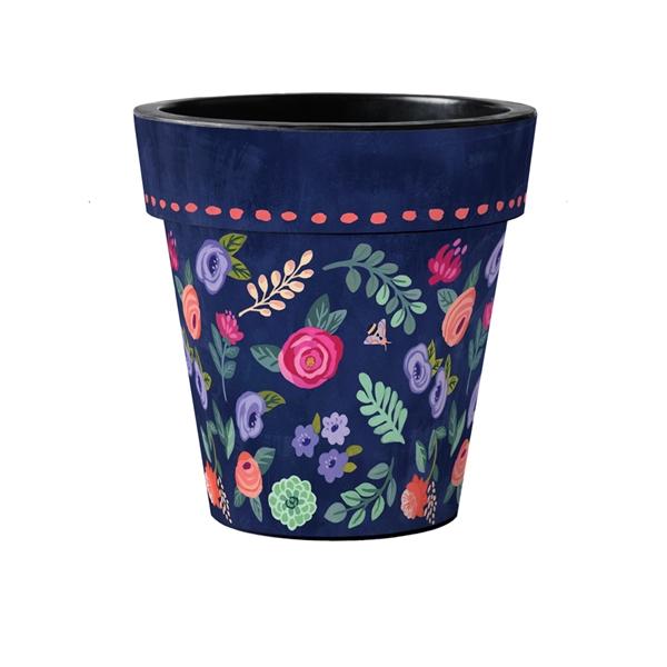 Studio M Boho Flower Toss Art Planter, 15" | AP15103 | Borsheims