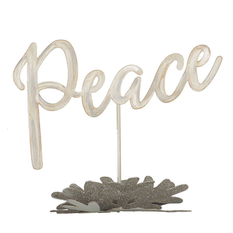 Peace Vintage Snowflake Centerpiece | Borsheims