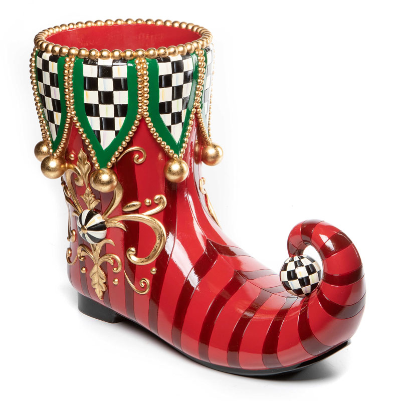 MacKenzie-Childs Christmas Magic Elf Boot | 35509-0354 | Borsheims