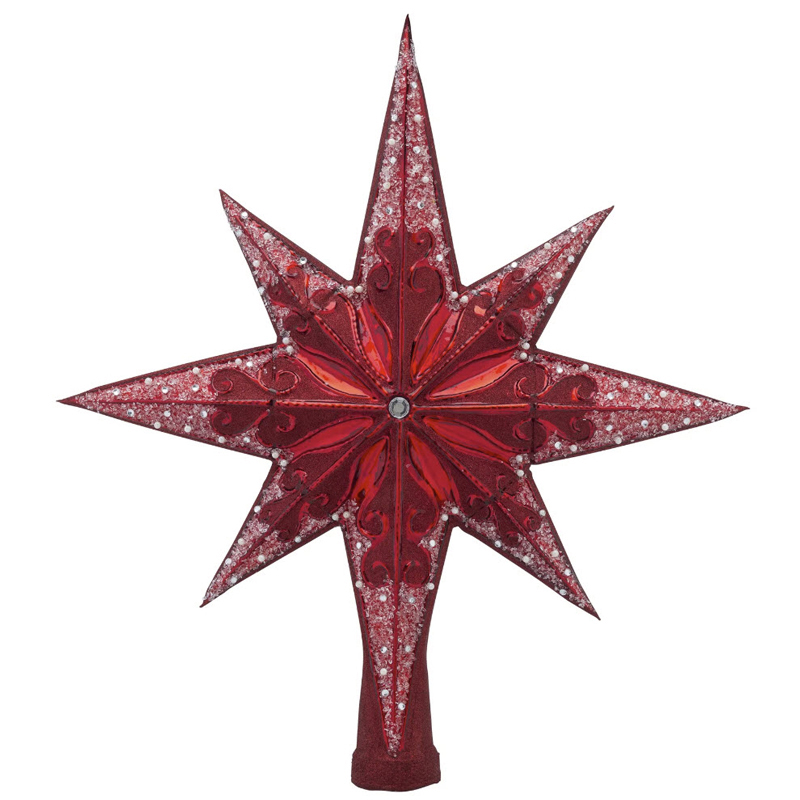 Christopher Radko Ruby Stellar Tree Topper | 1018609 | Borsheims