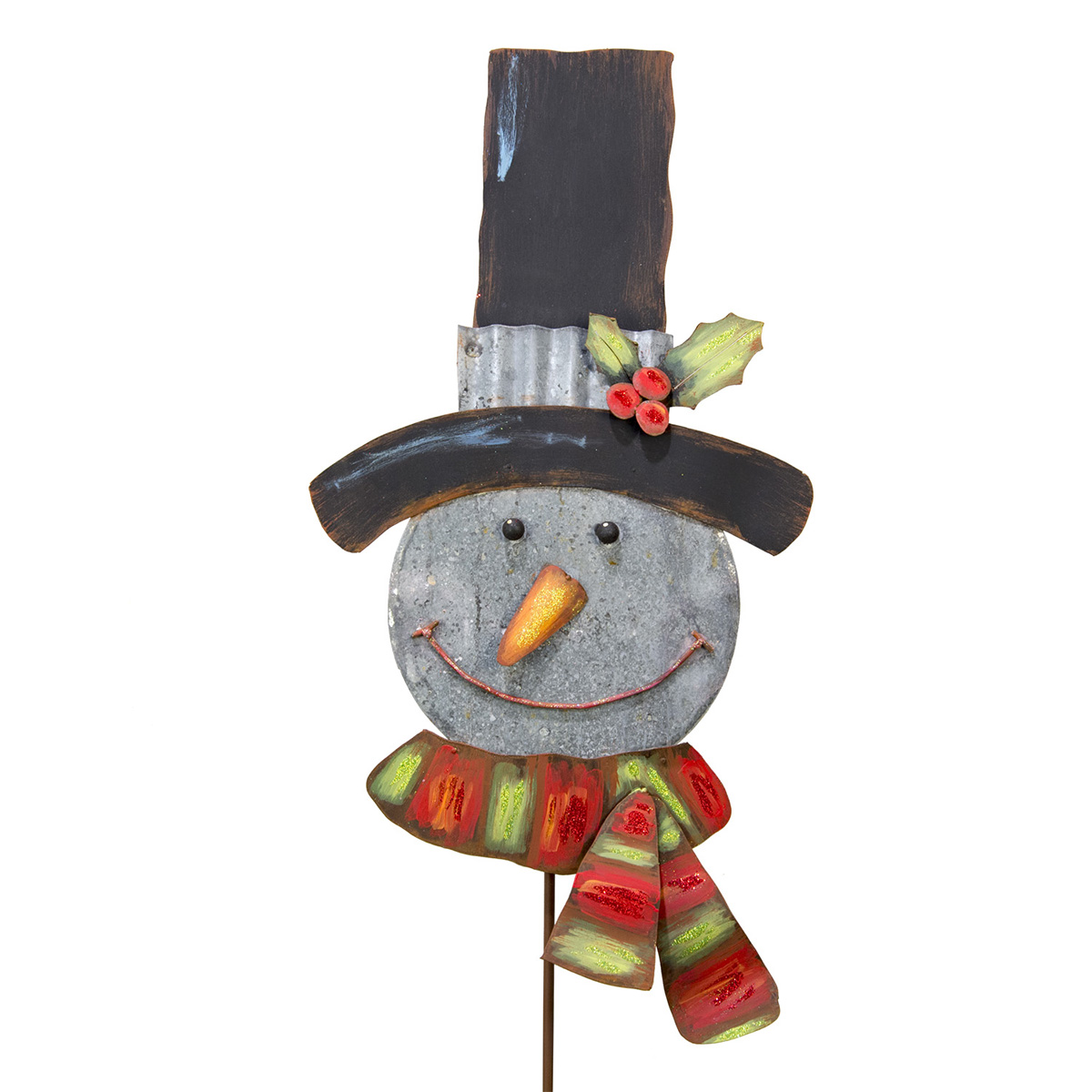 Galvanized & Rust Snowman, Large | Borsheims