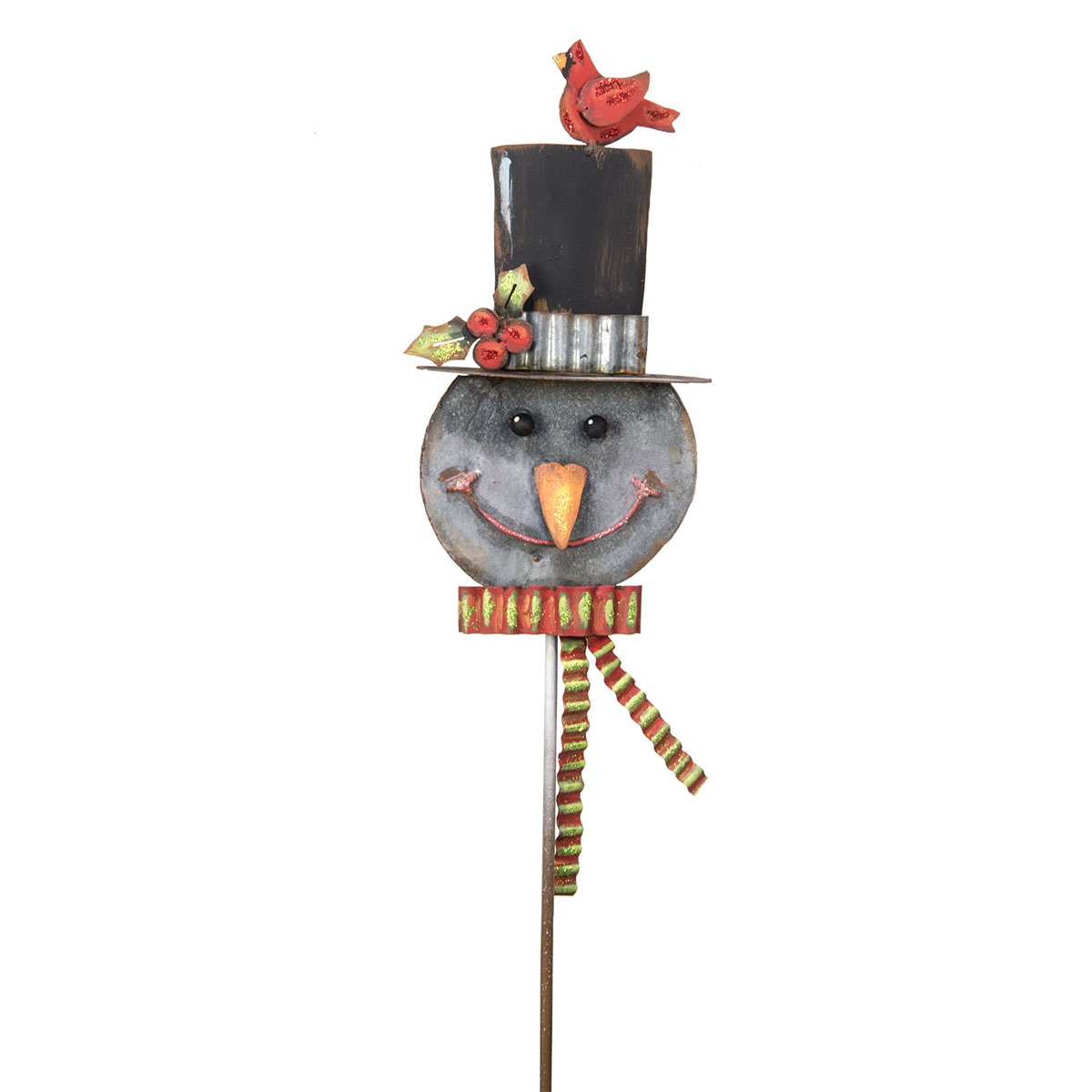 Galvanized & Rust Snowman, Small | Borsheims