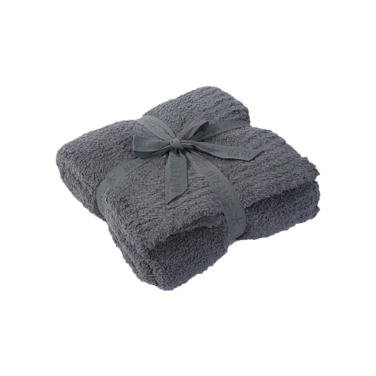 Barefoot Dreams CozyChic Throw, Graphite | B503-74-OS | Borsheims