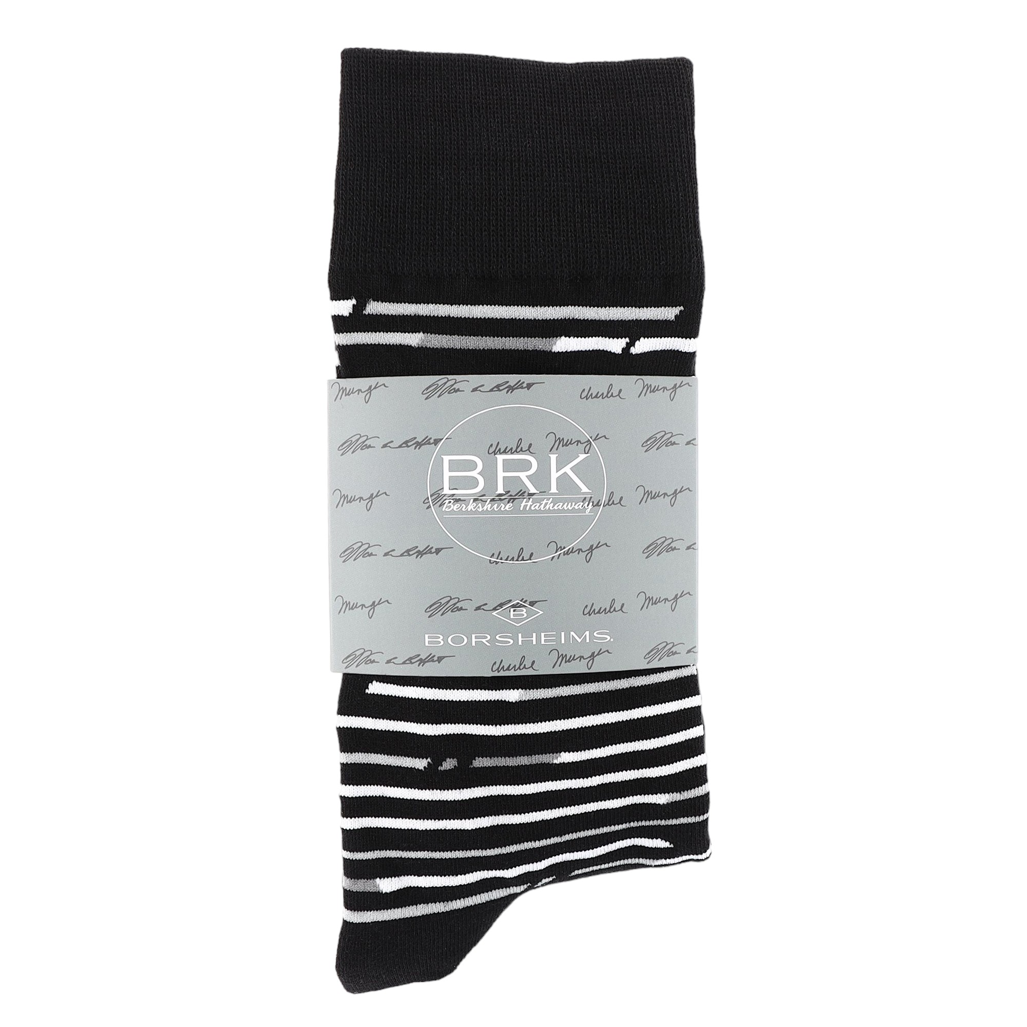 BRK Logo Dress Socks, 2 Pairs | Borsheims