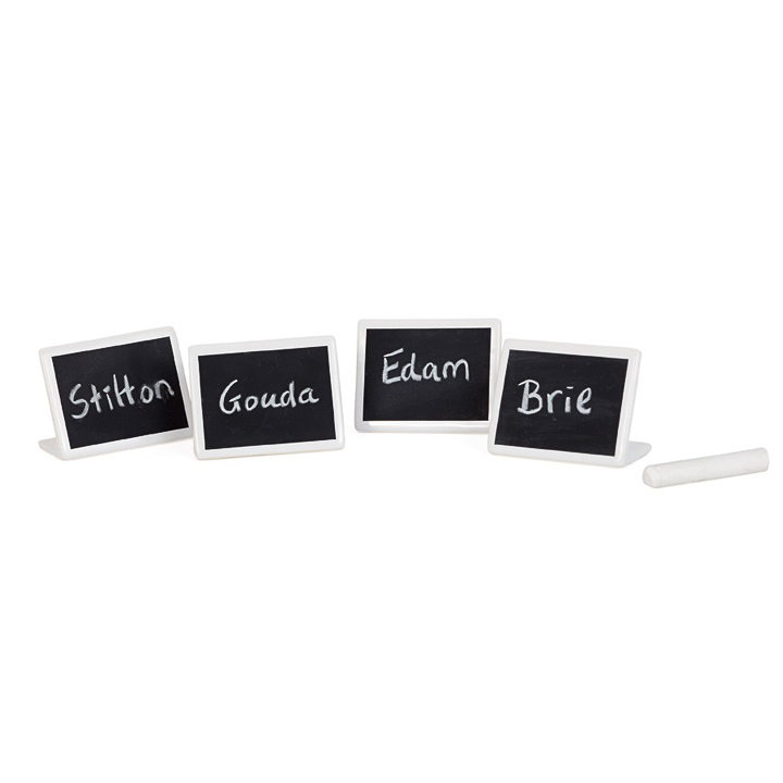 Torre & Tagus Circ Chalkboard Cheese Markers, Set of 4 | 910466 | Borsheims