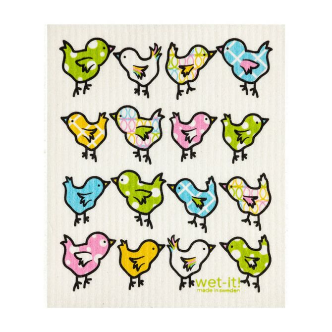 WET IT Little Spring Chix Swedish Cloth | W4-36 | Borsheims