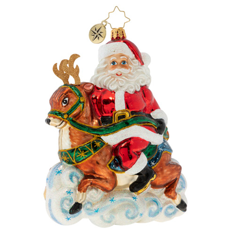 Christopher Radko Hi-Ho Prancer Ornament | 1020541 | Borsheims