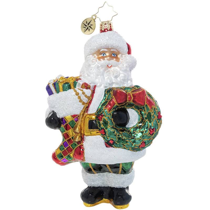 Christopher Radko Christmas Splendor Claus Ornament | 1021017 | Borsheims