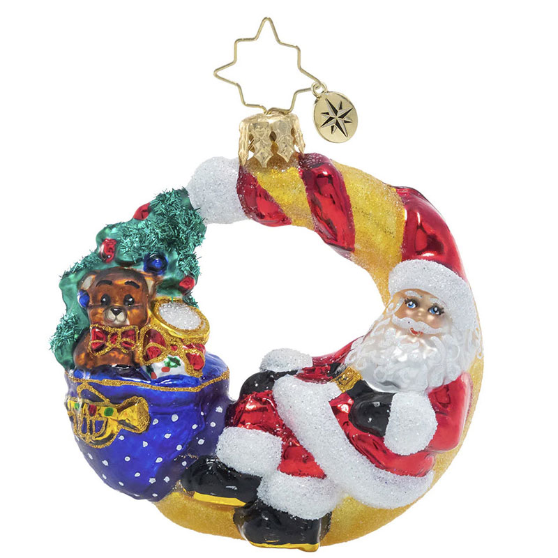 Christopher Radko Over The Moon For Christmas Gem Ornament | 1021029 ...