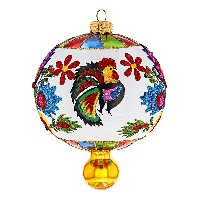 Heartfully Yours Fantasia Floral Rooster Ornament | 1123-ROOSTER ...
