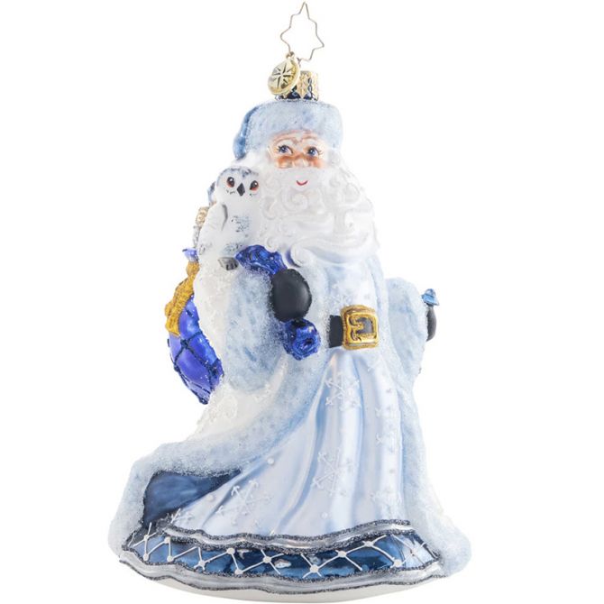 Christopher Radko Winter Wonderland Santa Ornament | 1021483 | Borsheims