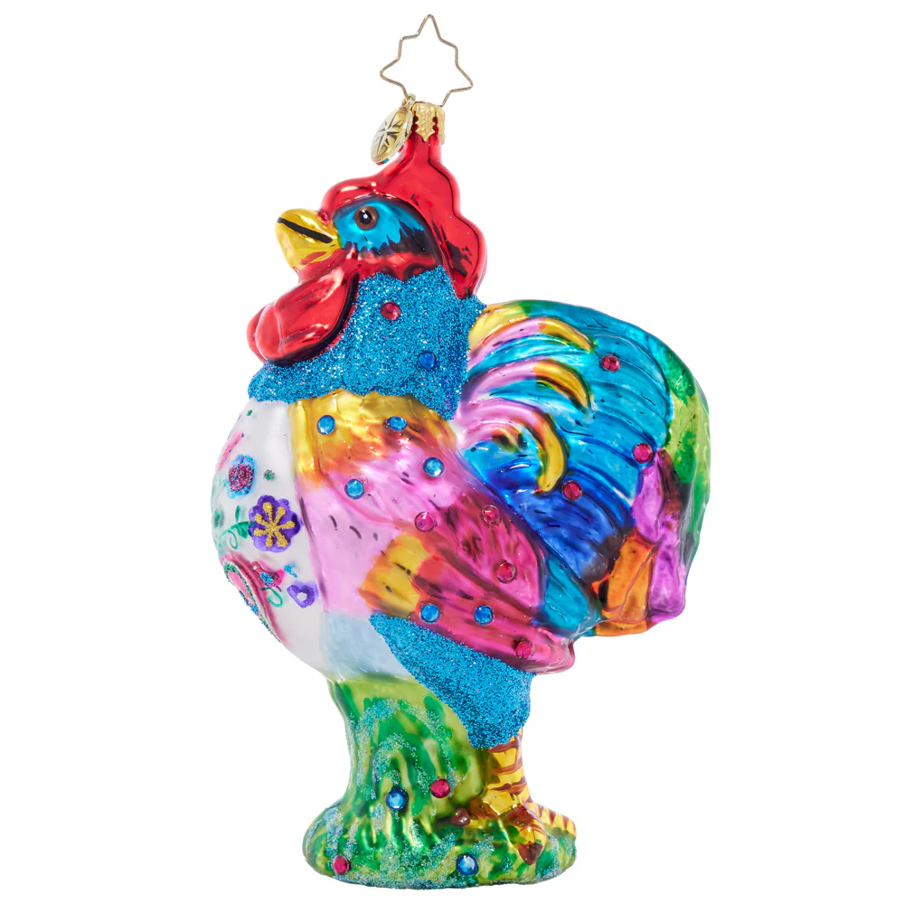 Christopher Radko Radiant Rooster Ornament | 1021811 | Borsheims