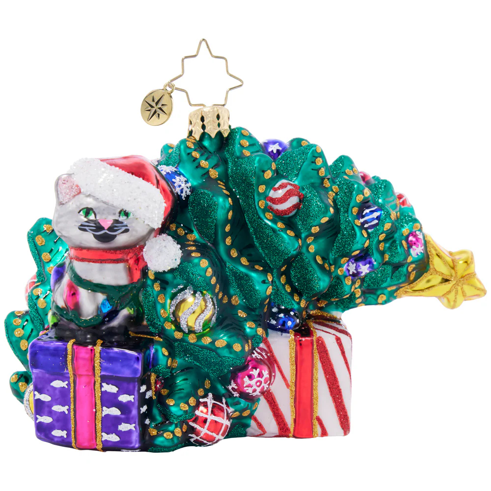 Christopher Radko Festive Feline Fiasco Ornament | 1021903 | Borsheims