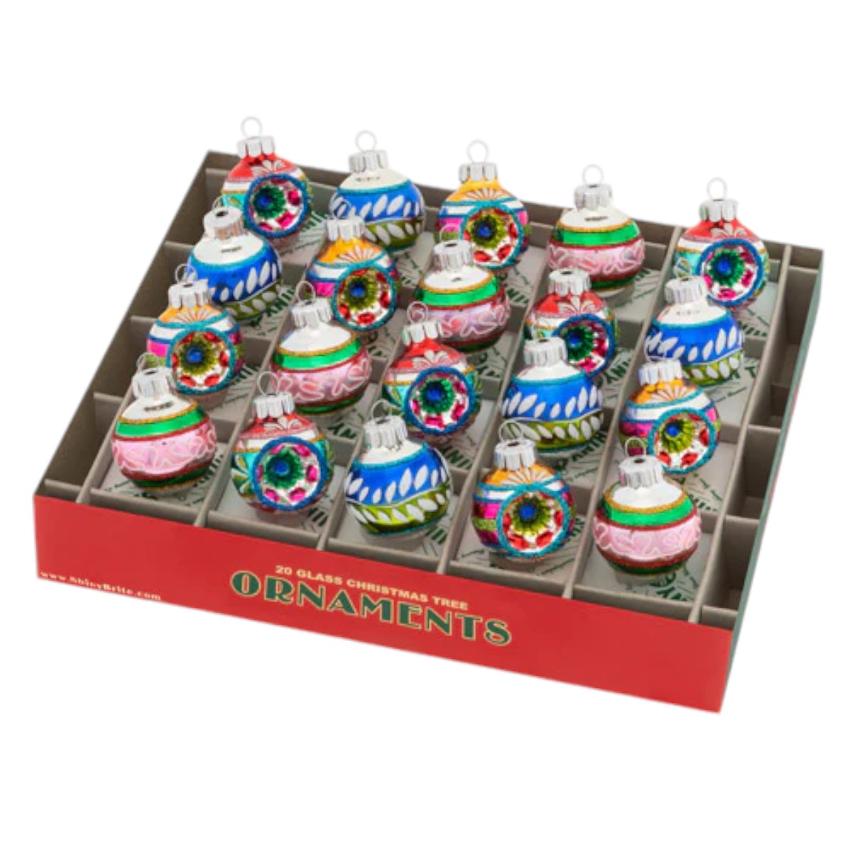Christopher Radko Christmas Confetti Half Reflector Half Rounds ...
