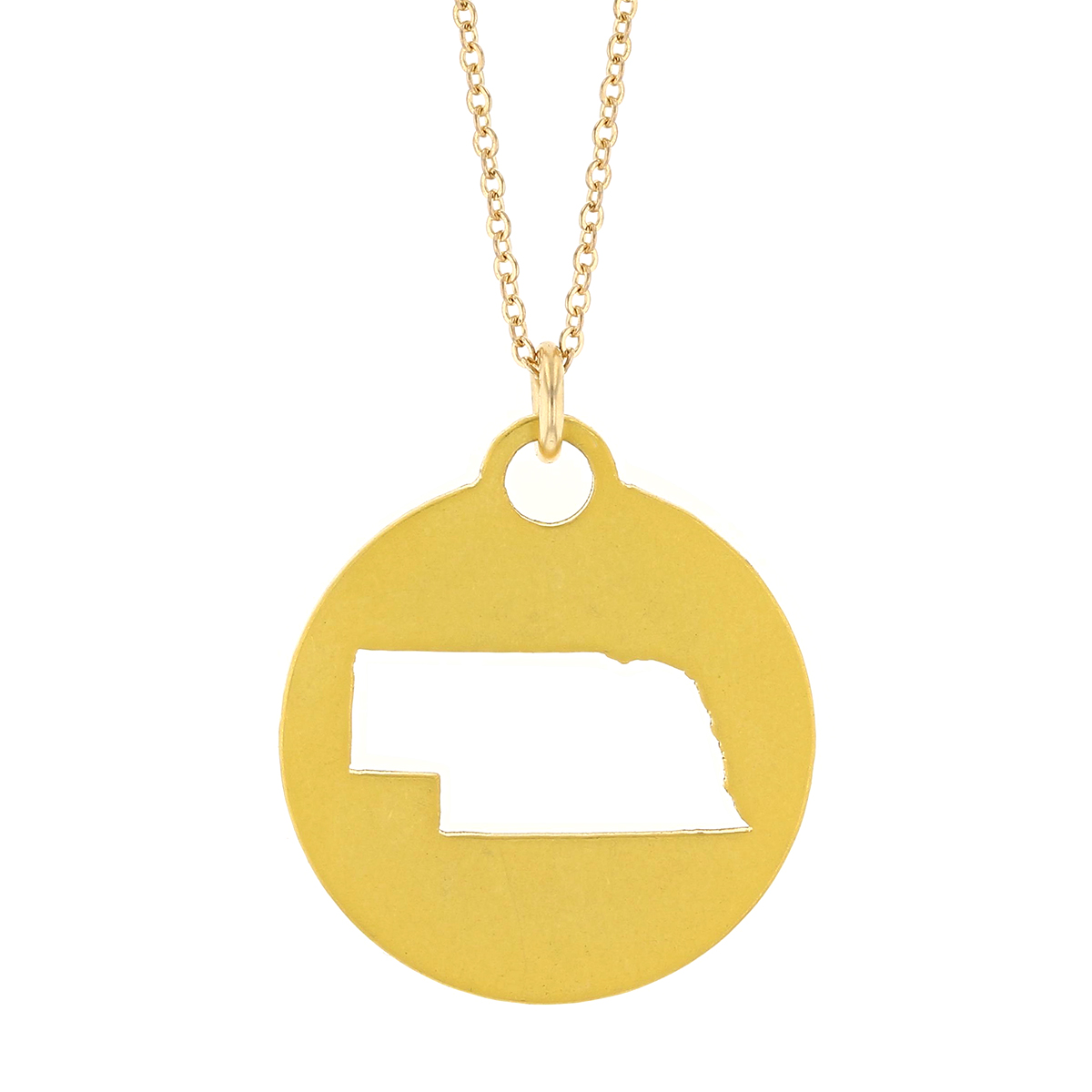 Zootility Nebraska Golden Necklace | OM-NCK-NEG | Borsheims