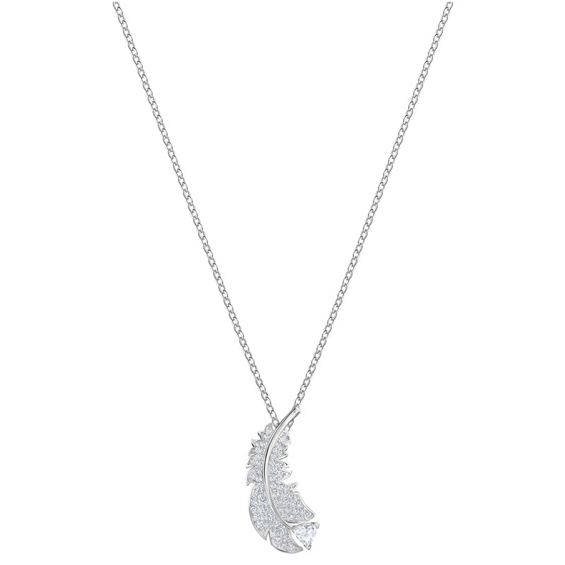 Swarovski Nice Necklace, White in Silver Tone | 5482914 | Borsheims