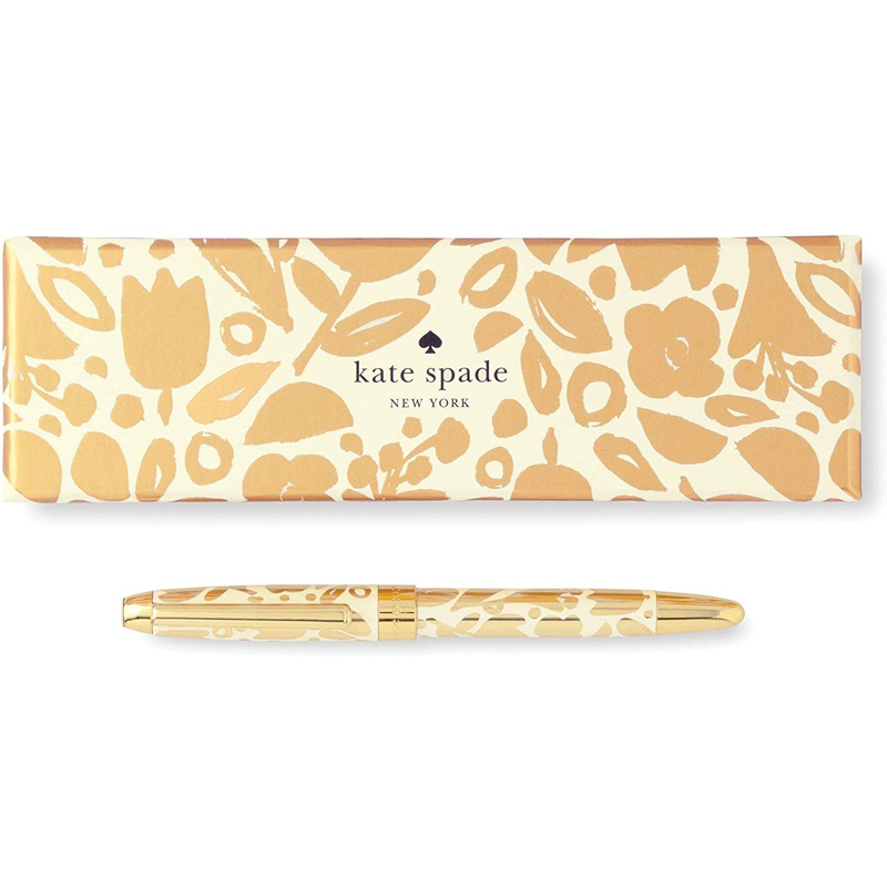 Kate Spade Golden Floral Ballpoint Pen | 187658 | Borsheims