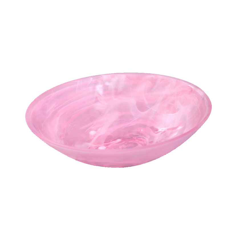 Nashi Resin Everyday Medium Bowl, Pink Swirl | C03B02-CY03 | Borsheims