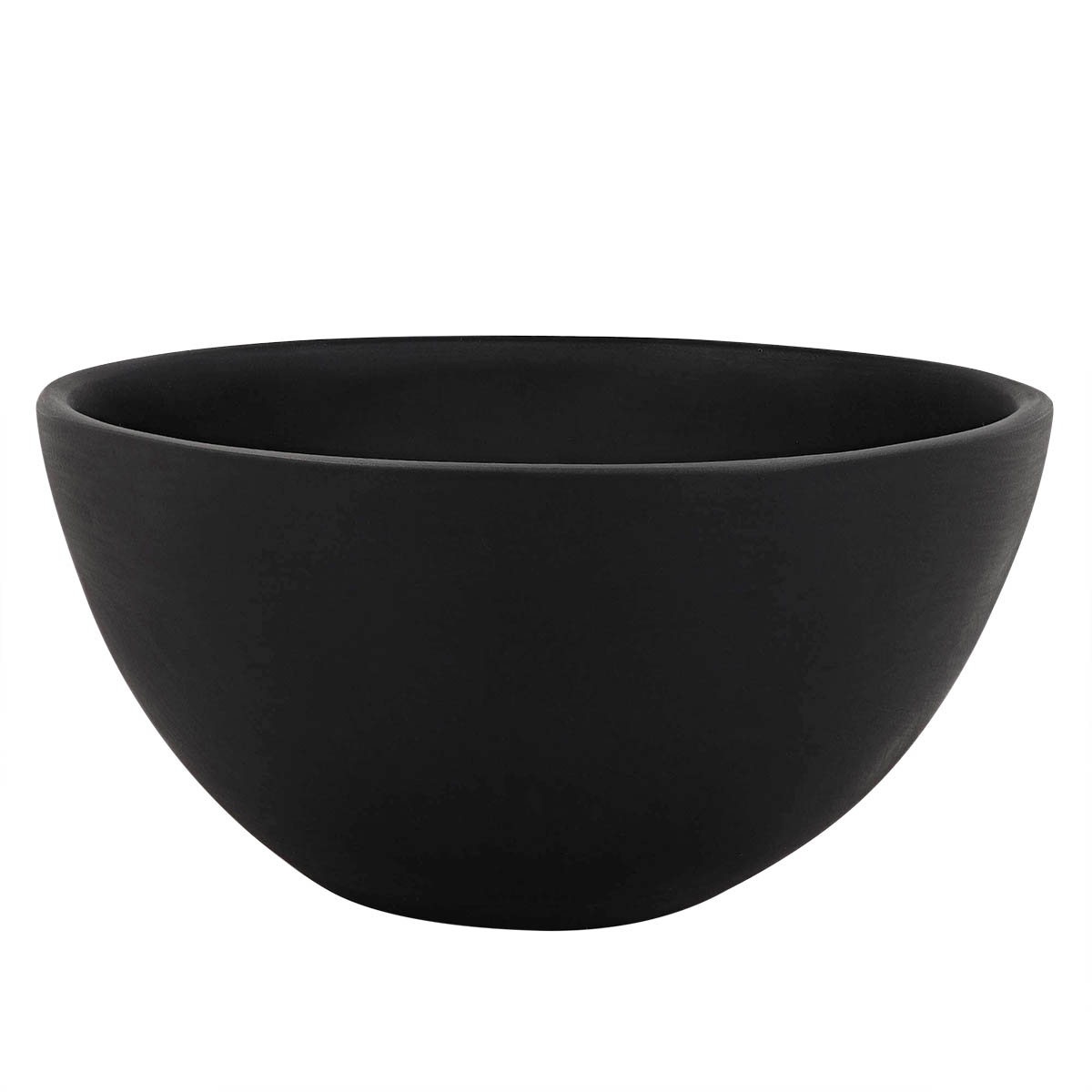 NASHI Solid Black Wave Sm Bowl | C05B03-B98 | Borsheims