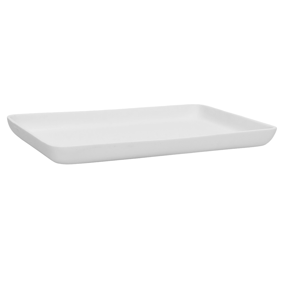 Nashi Large Rectangular Tray, Solid White | C06RT02-M315 | Borsheims