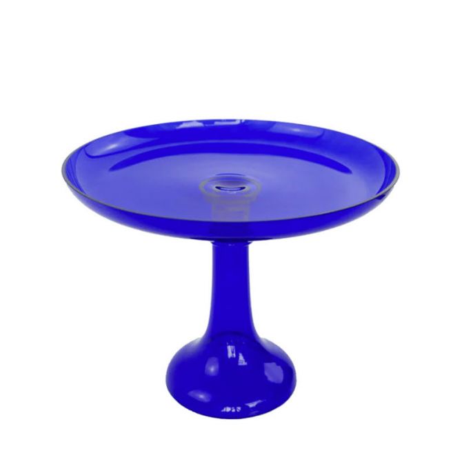 Estelle Cake Stand, Royal Blue | ROYAL BLUE CAKE STAND | Borsheims