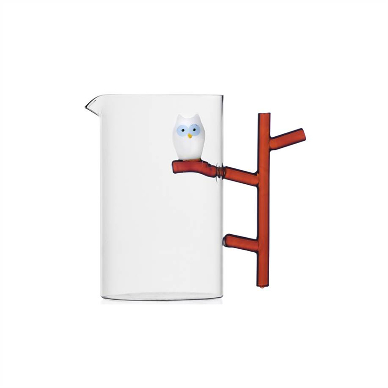 Ichendorf Animal Farm Pitcher, Owl on the Tree | IC352.146 | Borsheims