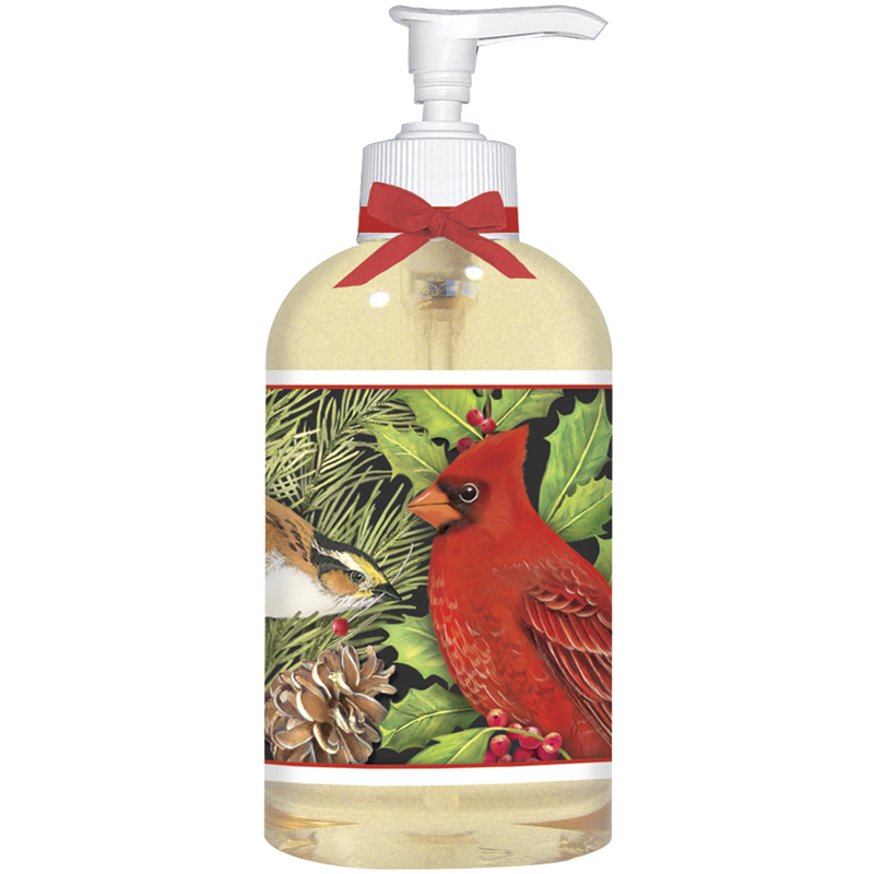 Mary Lake-Thompson Winter Songbirds Liquid Soap | SL1201 | Borsheims